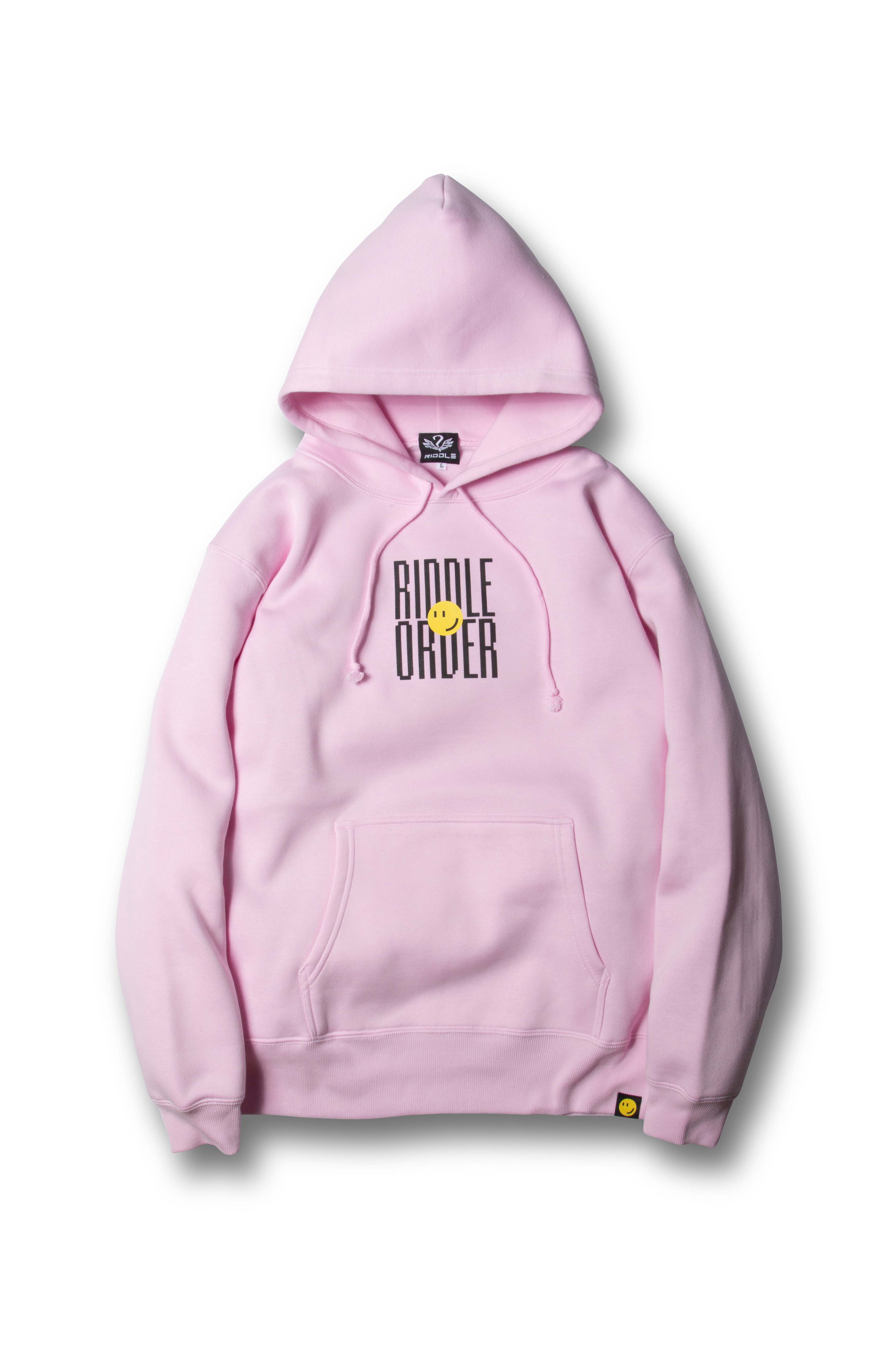 RIDDLE GAME HOODIE / PINK – RIDDLE ONLINE SHOP